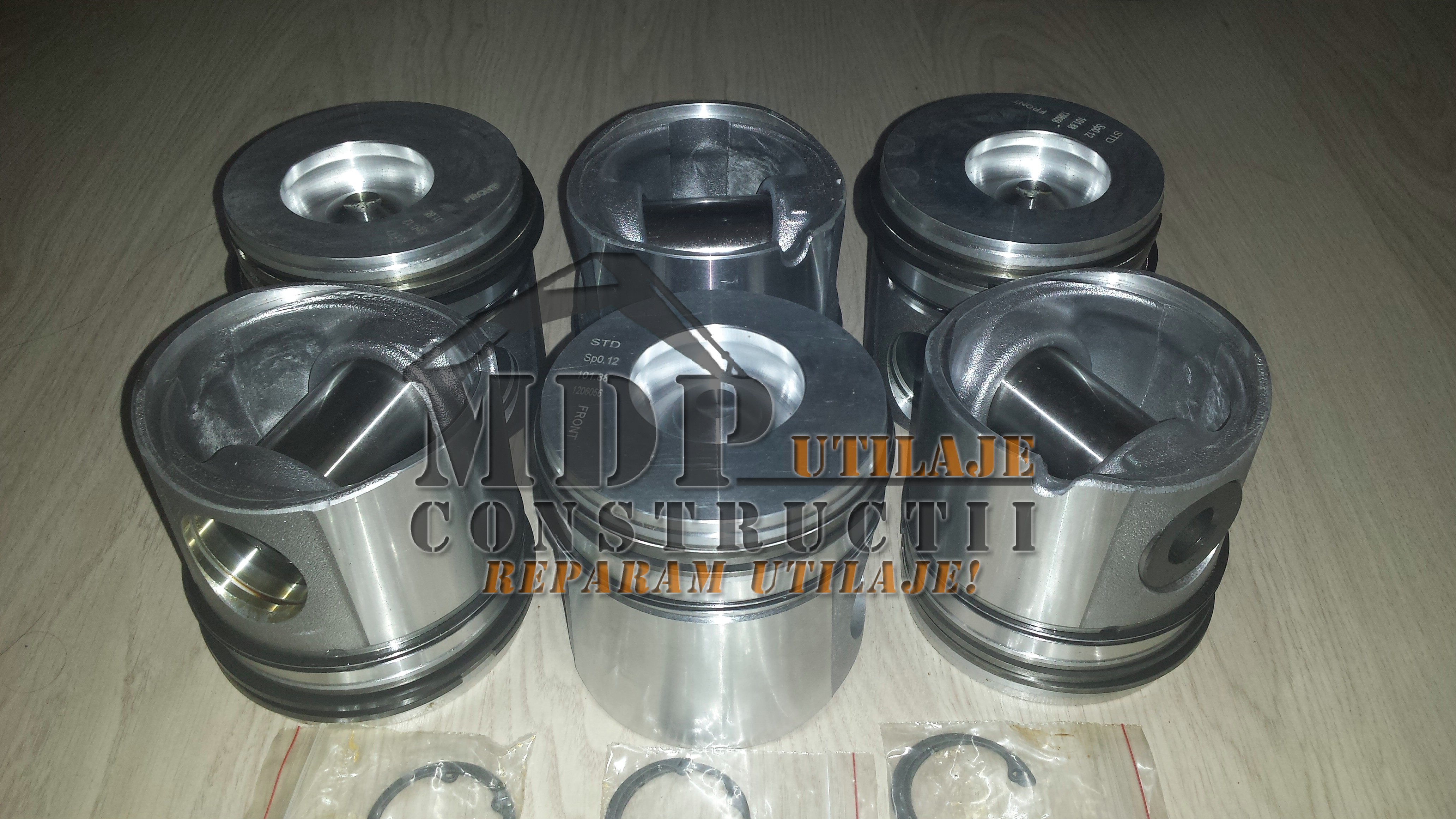 Piston complet + cuzineti motor Iveco Aifo F4BE0684B - MDP UTILAJE